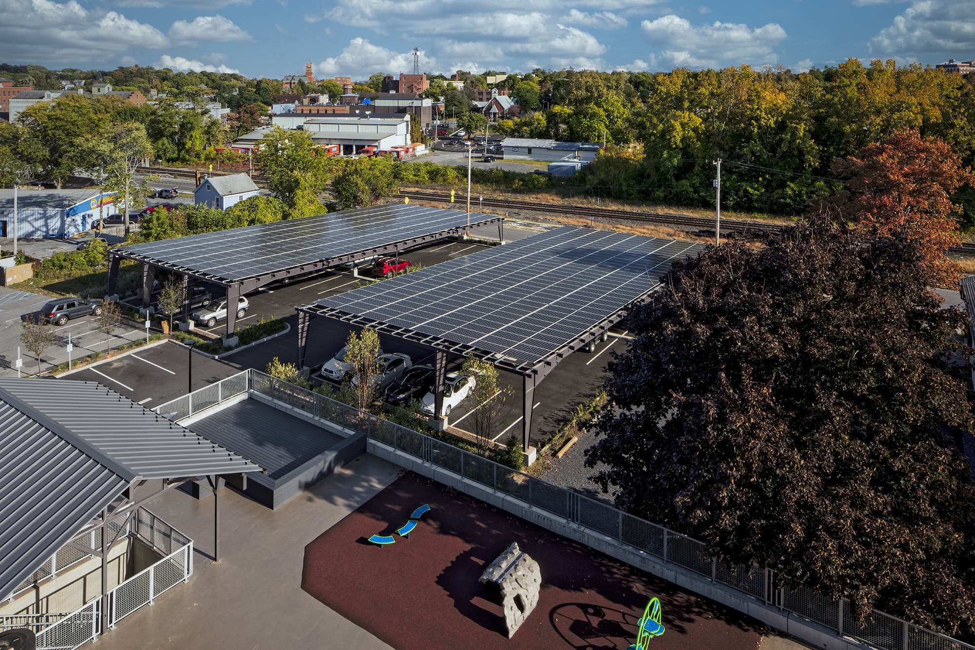 A Fresh Land-Use Win: Solar Canopies Shading Parking Lots - Scenic Hudson